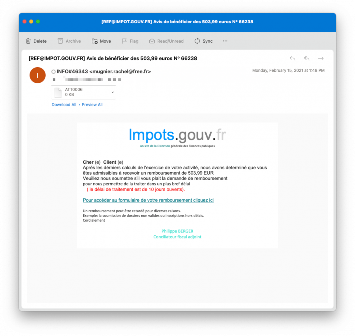 Impôts : trop perçu, vol de documents... Attention aux arnaques par ...