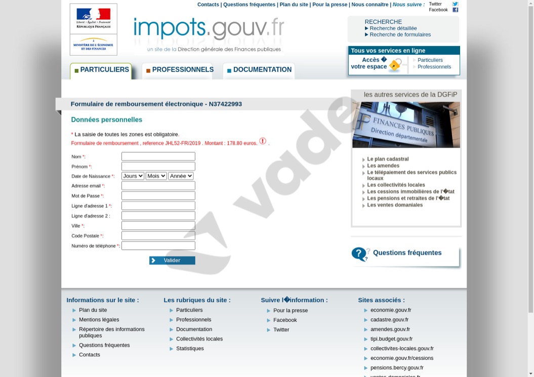 Impôts : trop perçu, vol de documents... Attention aux arnaques par ...