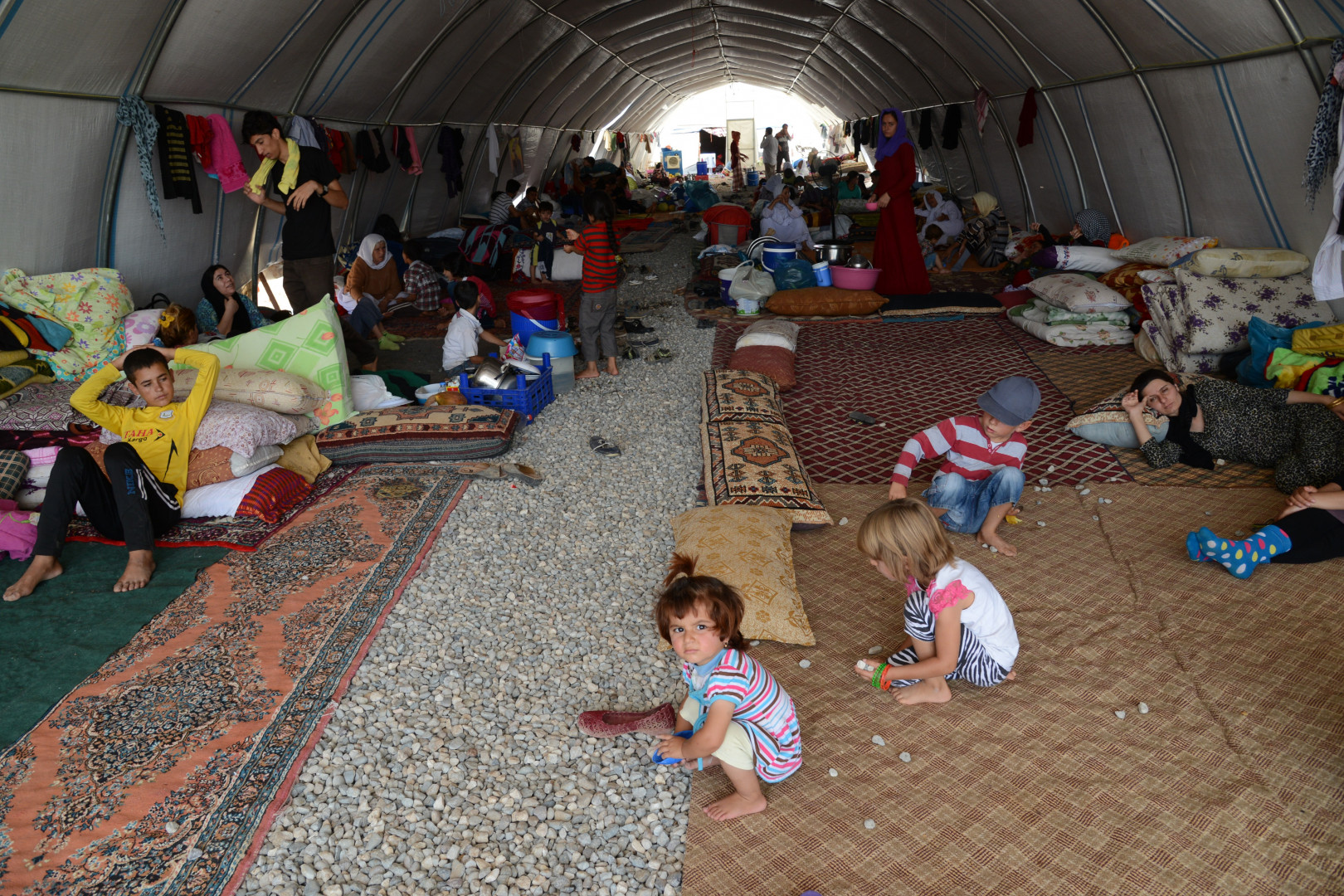 Irak : des dizaines de milliers de réfugiés en exil sur la route