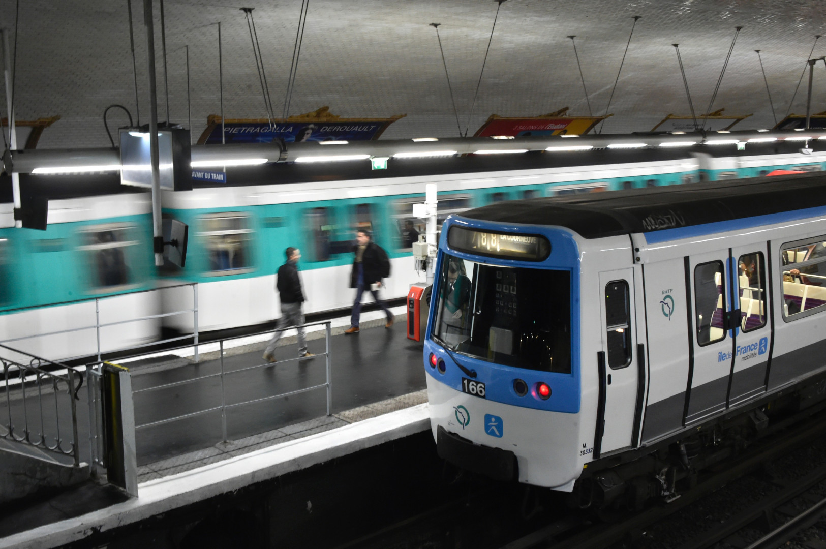 DIAPORAMA - RATP : le premier métro bleu a été inauguré à Paris