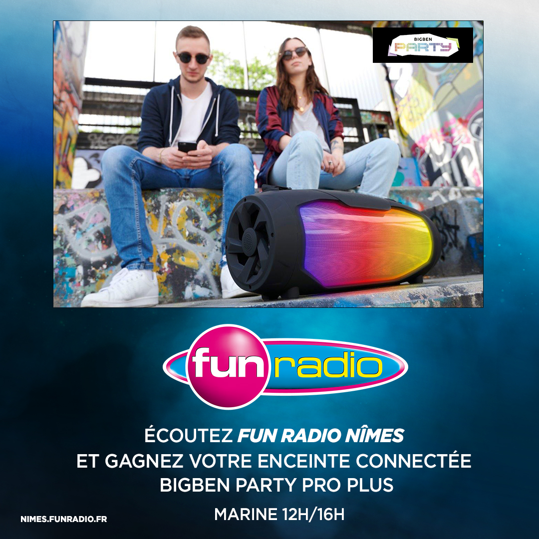 Fun Radio Nîmes vous offre votre enceinte Bluetooth