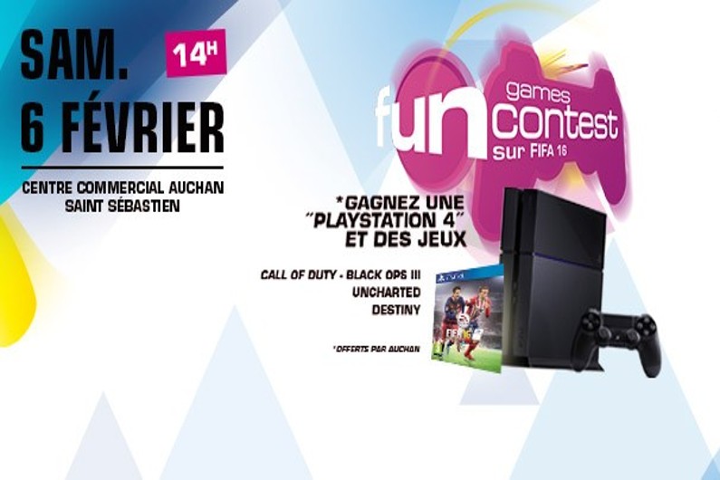 Gagnez votre PS4 et votre pack de jeux-vidéos au Fun Games Contest du ...