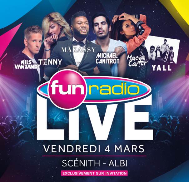 GAGNEZ VOS PLACES PLUS TRANSPORT POUR FUN RADIO LIVE A ALBI