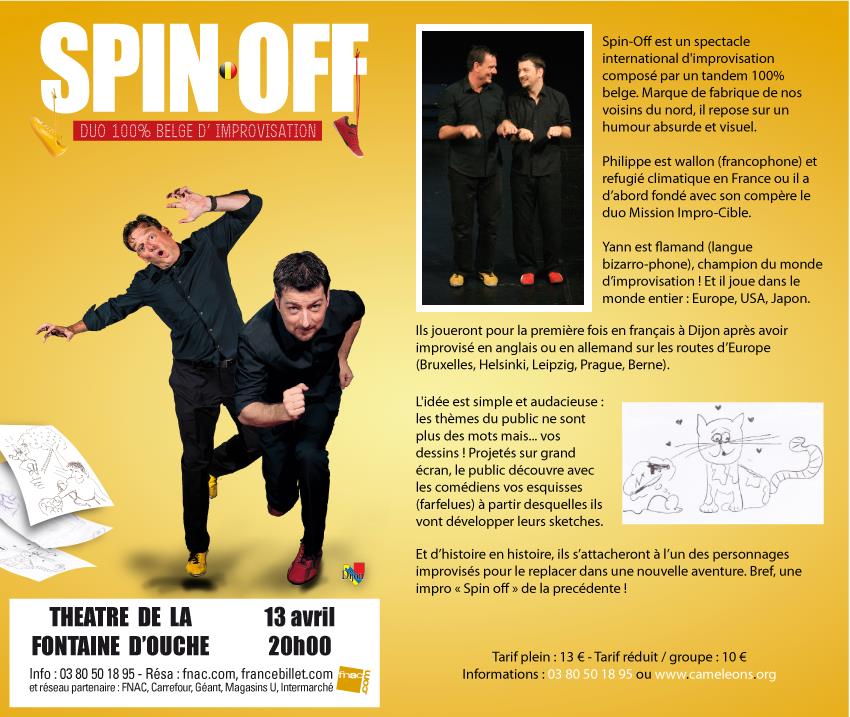 Gagnez vos entrées pour le spectacle "Spin Off" à Dijon.