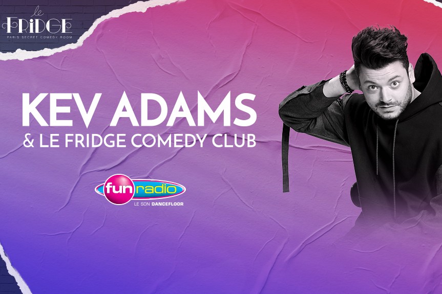 Kev Adams débarque sur Fun Radio avec le Fridge Comedy Club