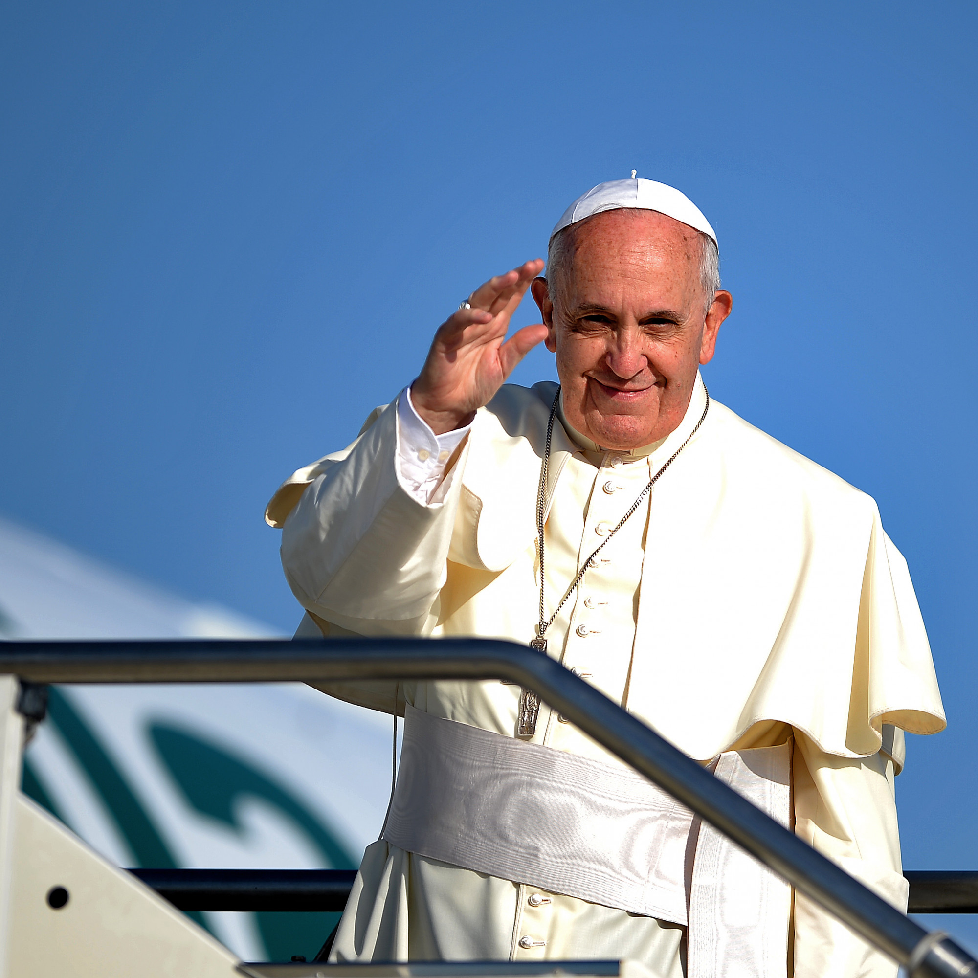 Le pape François est arrivé en Jordanie
