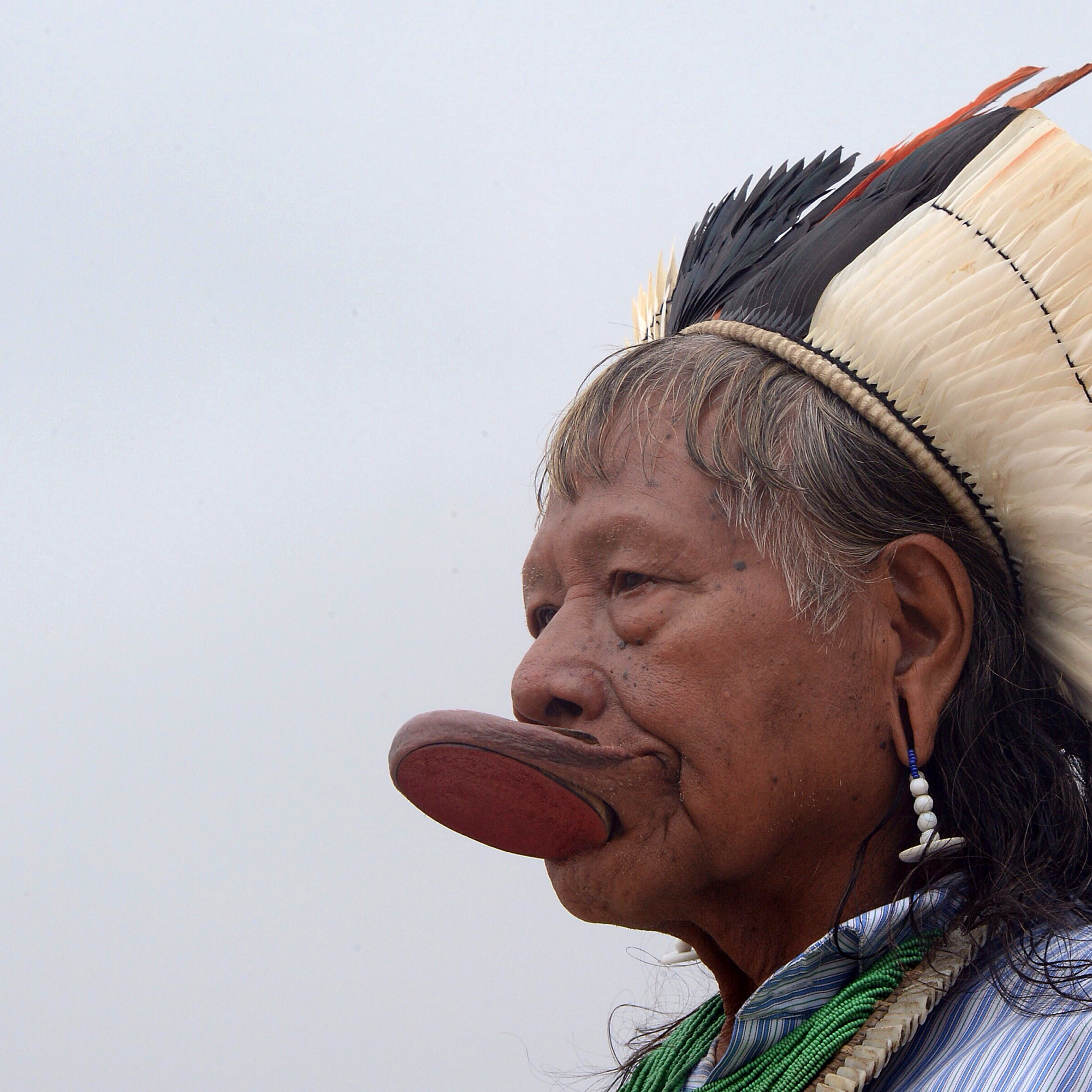 Le chef indien Raoni : "Depuis l’arrivée de l’homme blanc, l'Amazonie ...