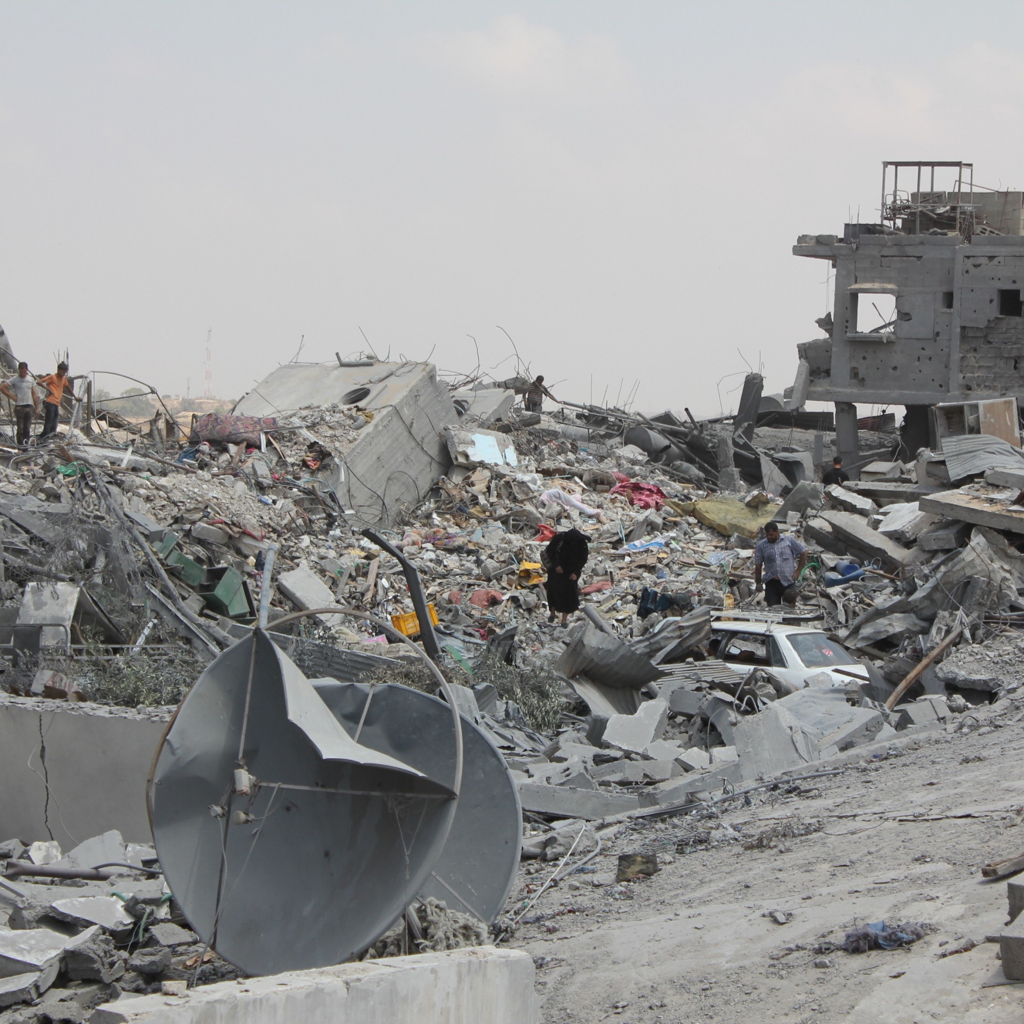EN IMAGES - À Beit Hanoun, les Gazaouis retrouvent leurs quartiers dévastés