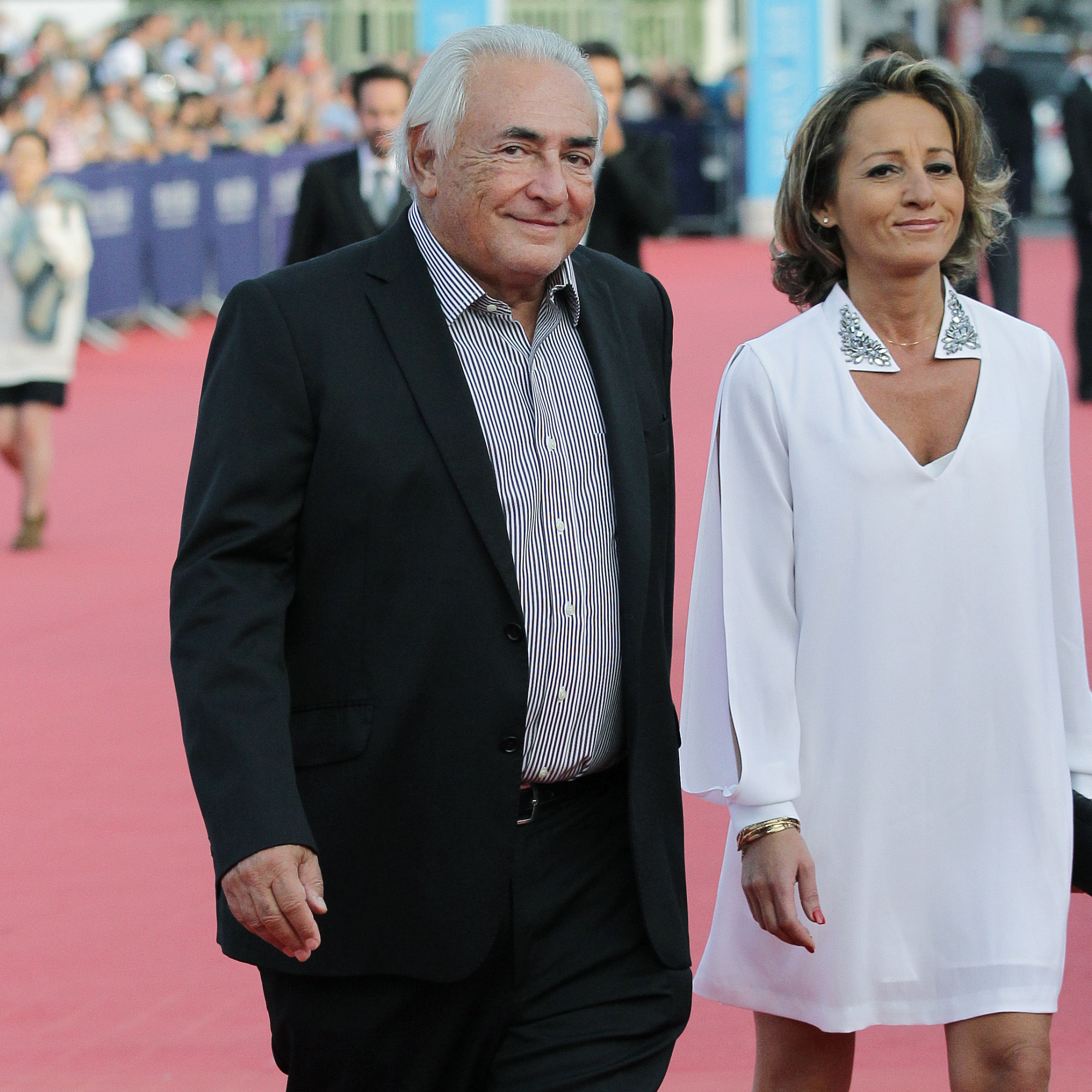 DSK s'affiche à Deauville avec sa compagne Myriam L'Aouffir