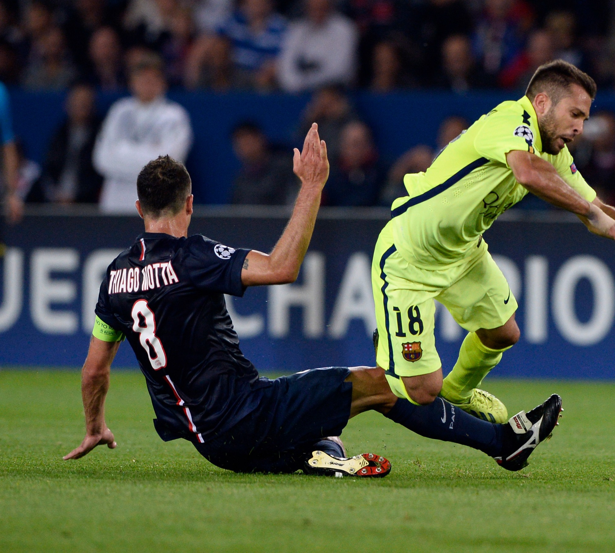 PSG-Barça : Thiago Motta a repris la course lundi