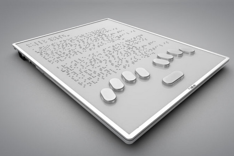 VIDÉO - Blitab, une tablette tactile en braille pour les malvoyants