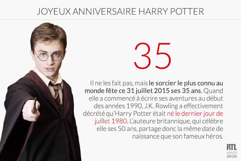 LE CHIFFRE - Harry Potter fête ses 35 ans