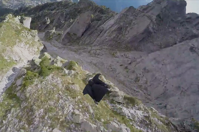 VIDÉO - Wingsuit : le vol complètement fou de Graham Dickinson à Chamonix