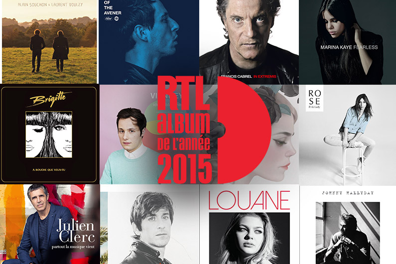 Découvrez les 12 disques en compétition pour l'Album RTL de l'année