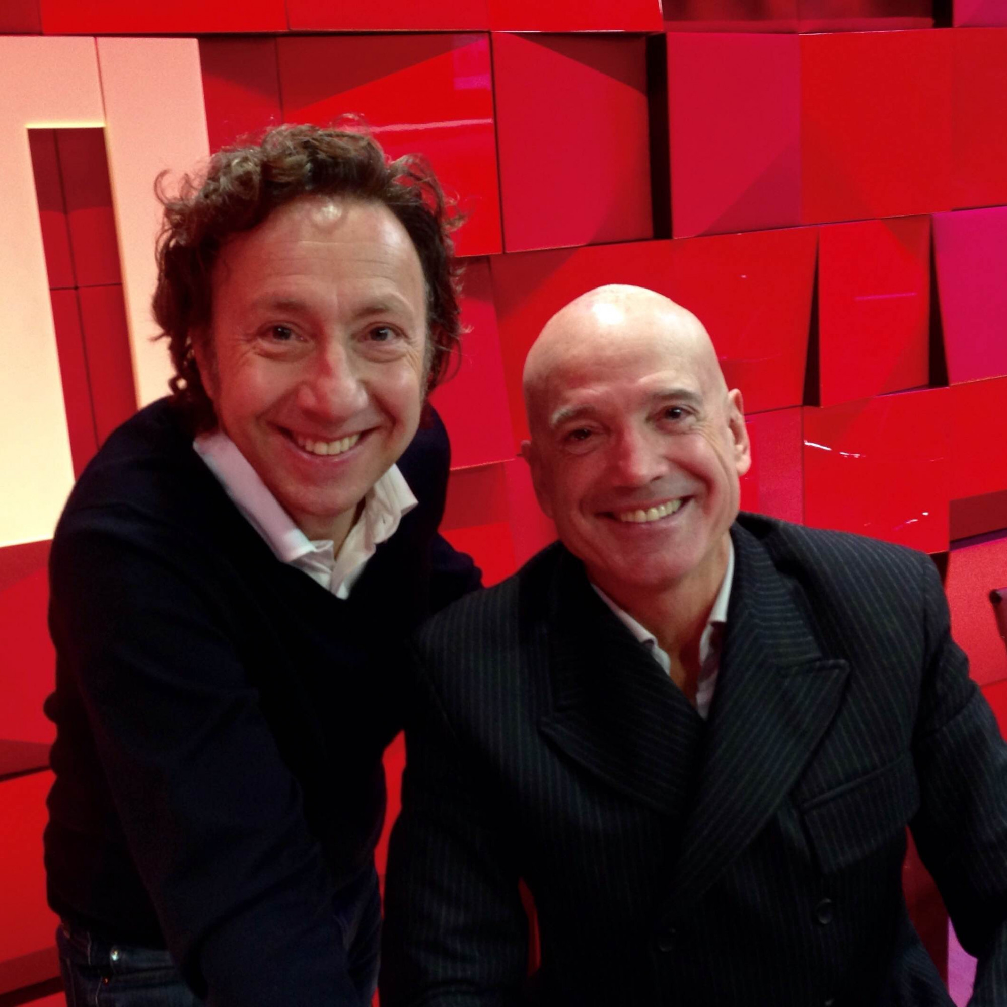 Louis Bodin aux côtés de Stephane Bern dans A la bonne heure