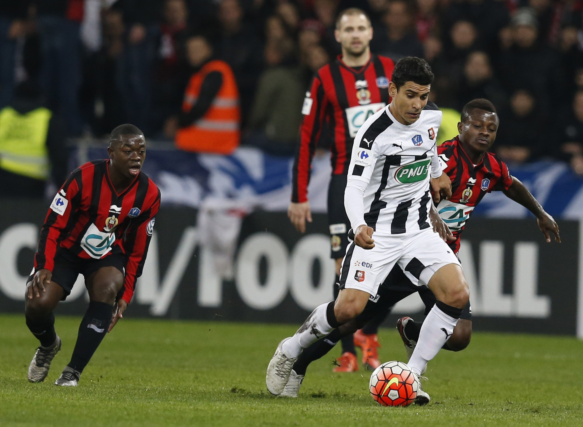 Nice-Rennes : les Bretons sortent les Aiglons