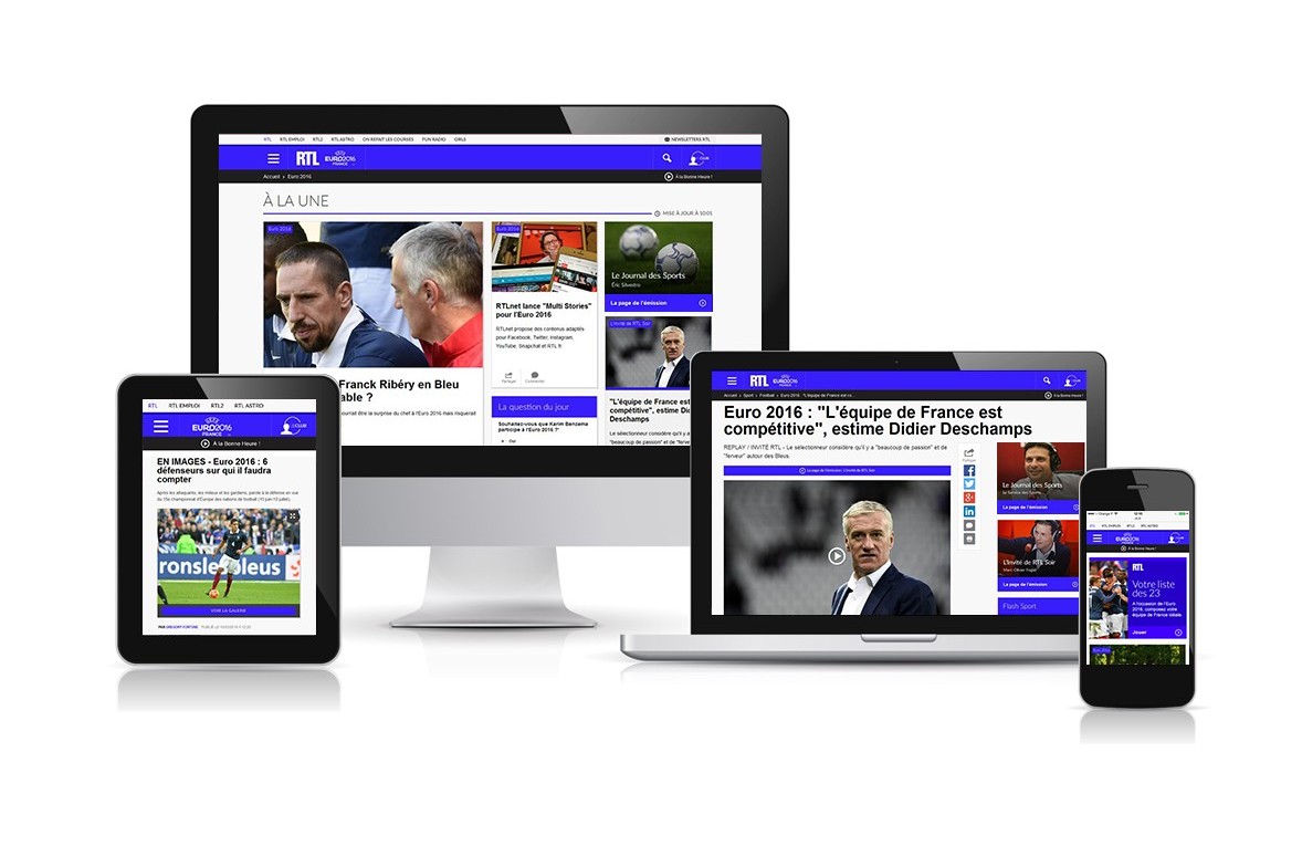 Euro 2016 : RTLnet lance son dispositif "Multi Stories" sur RTL.fr et ...