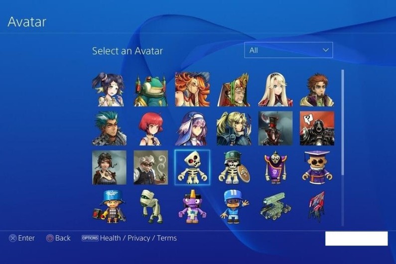 PS4 : de nouveaux avatars désormais disponibles