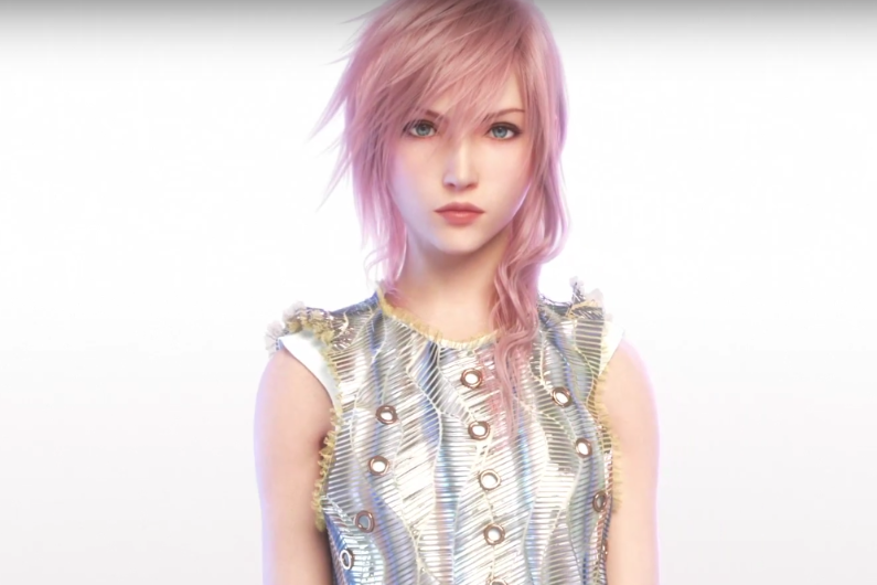 VIDÉO - Lightning de "Final Fantasy XIII" pose pour Louis Vuitton
