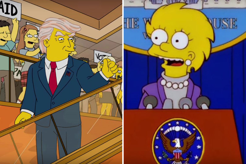 Victoire de Trump : les Simpsons l'avaient-ils annoncé