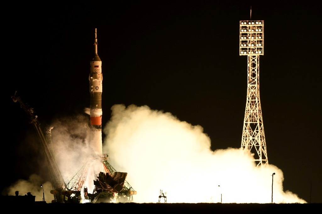 L'astronaute français Thomas Pesquet est dans l'espace, en route vers l'ISS