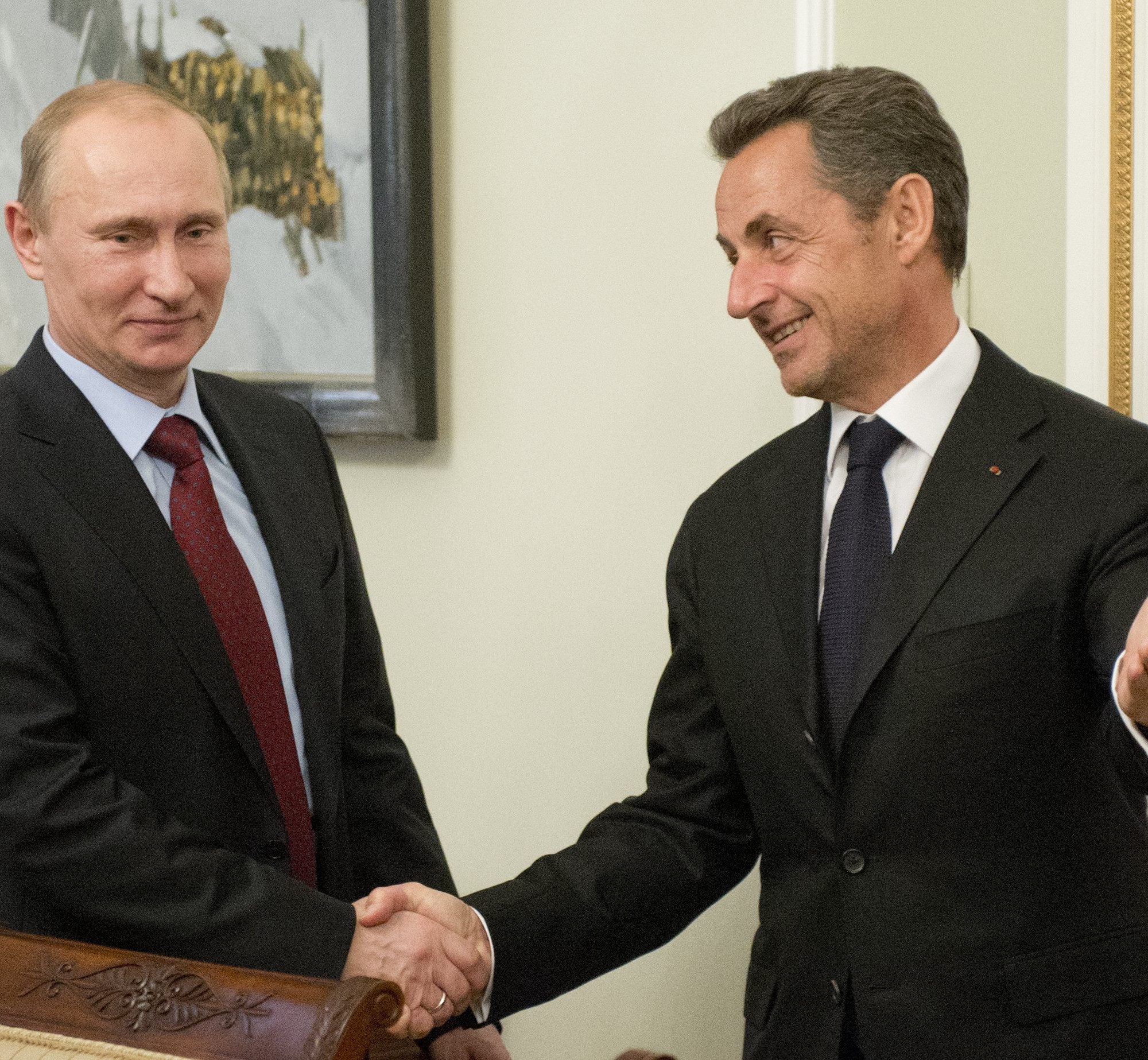 Nicolas Sarkozy a déjeuné avec Vladimir Poutine