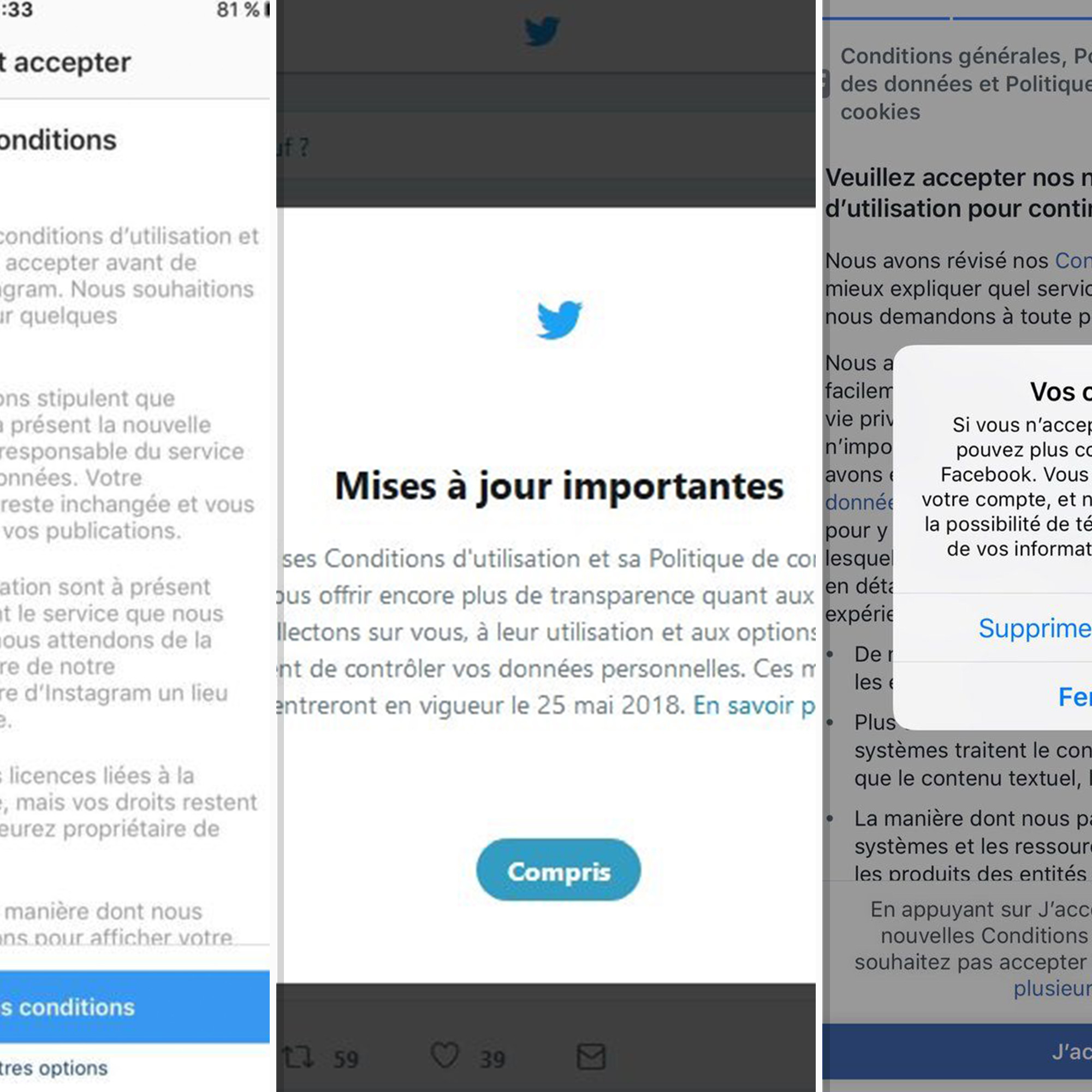 Facebook, Instagram, Twitter...Pourquoi nos applis changent leurs ...