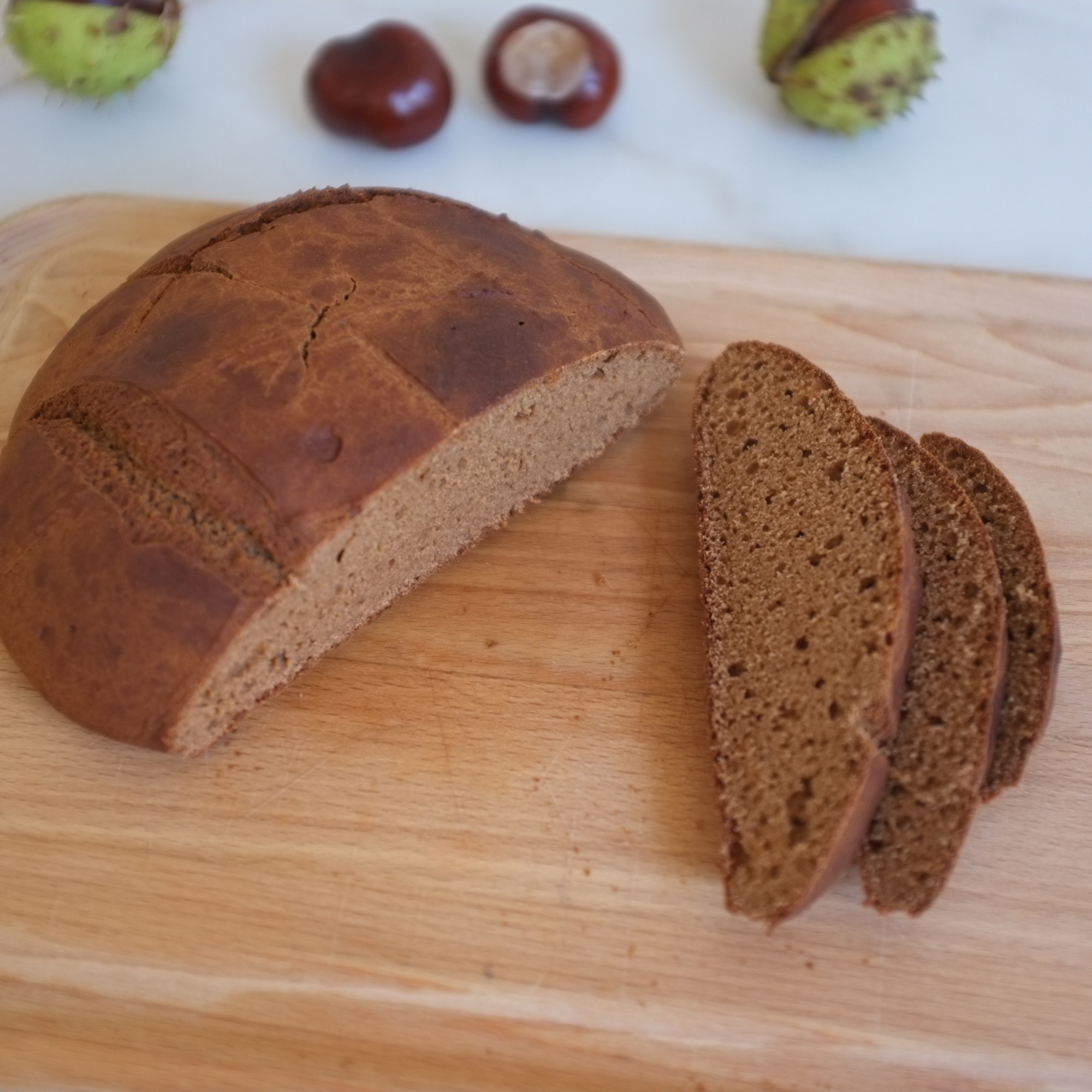 Sans gluten : un pain à la châtaigne prêt en 45 minutes