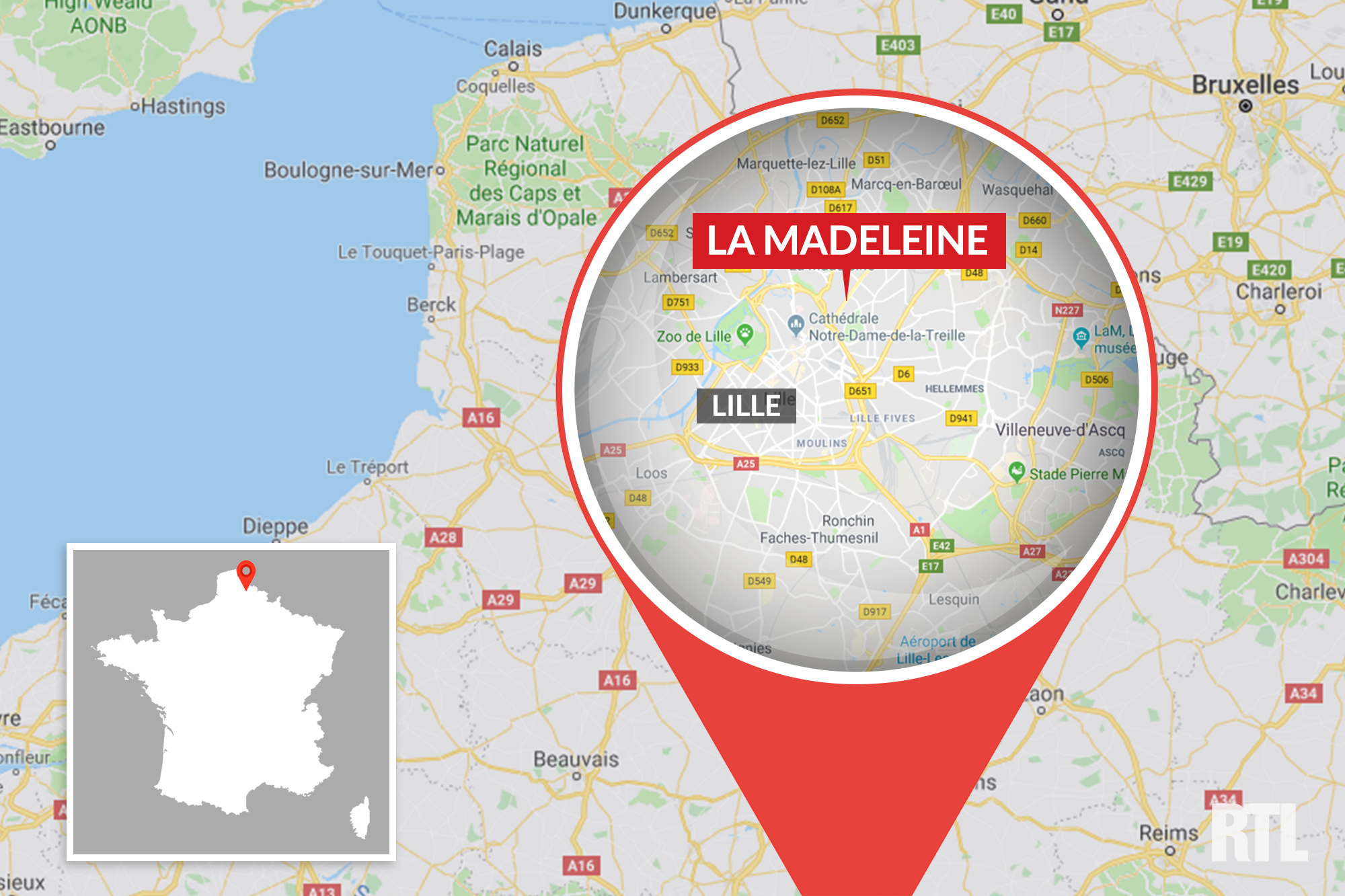 Lille : une femme enlevée et tuée, son ex-compagnon recherché Lille : une femme enlevée et tuée, son ex-compagnon recherché