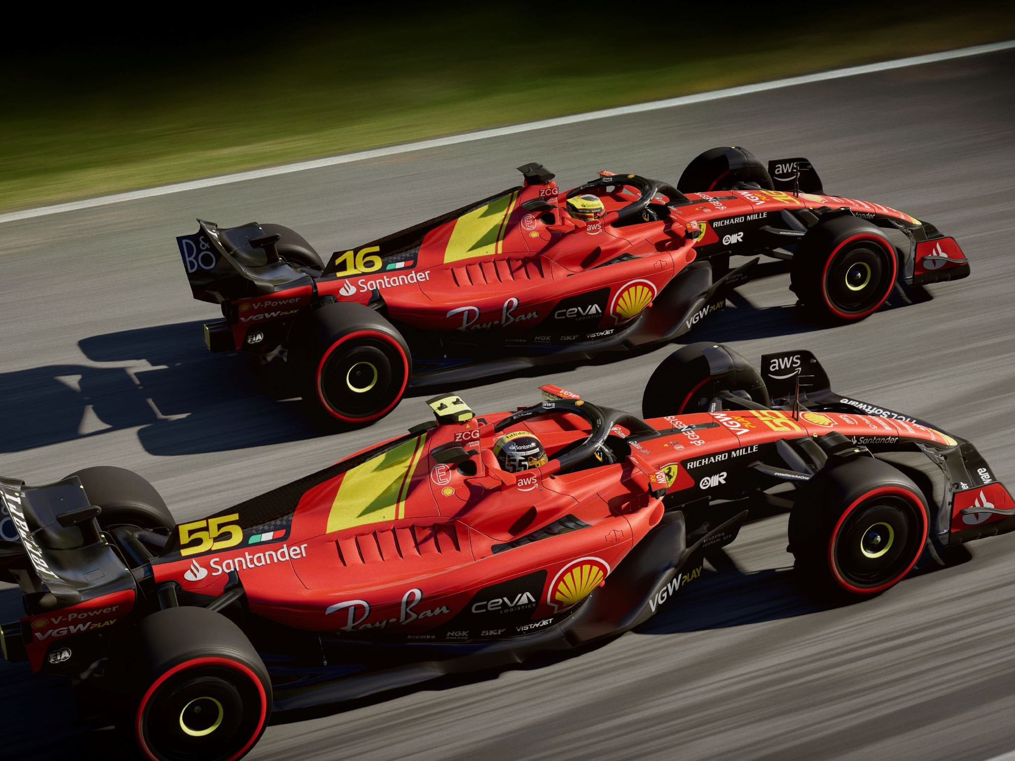 F1 GP D Italie Ferrari Dans Son Jardin Avec Une Livr e Sp ciale F1 GP D Italie Ferrari Dans Son Jardin Avec Une Livr e Sp ciale