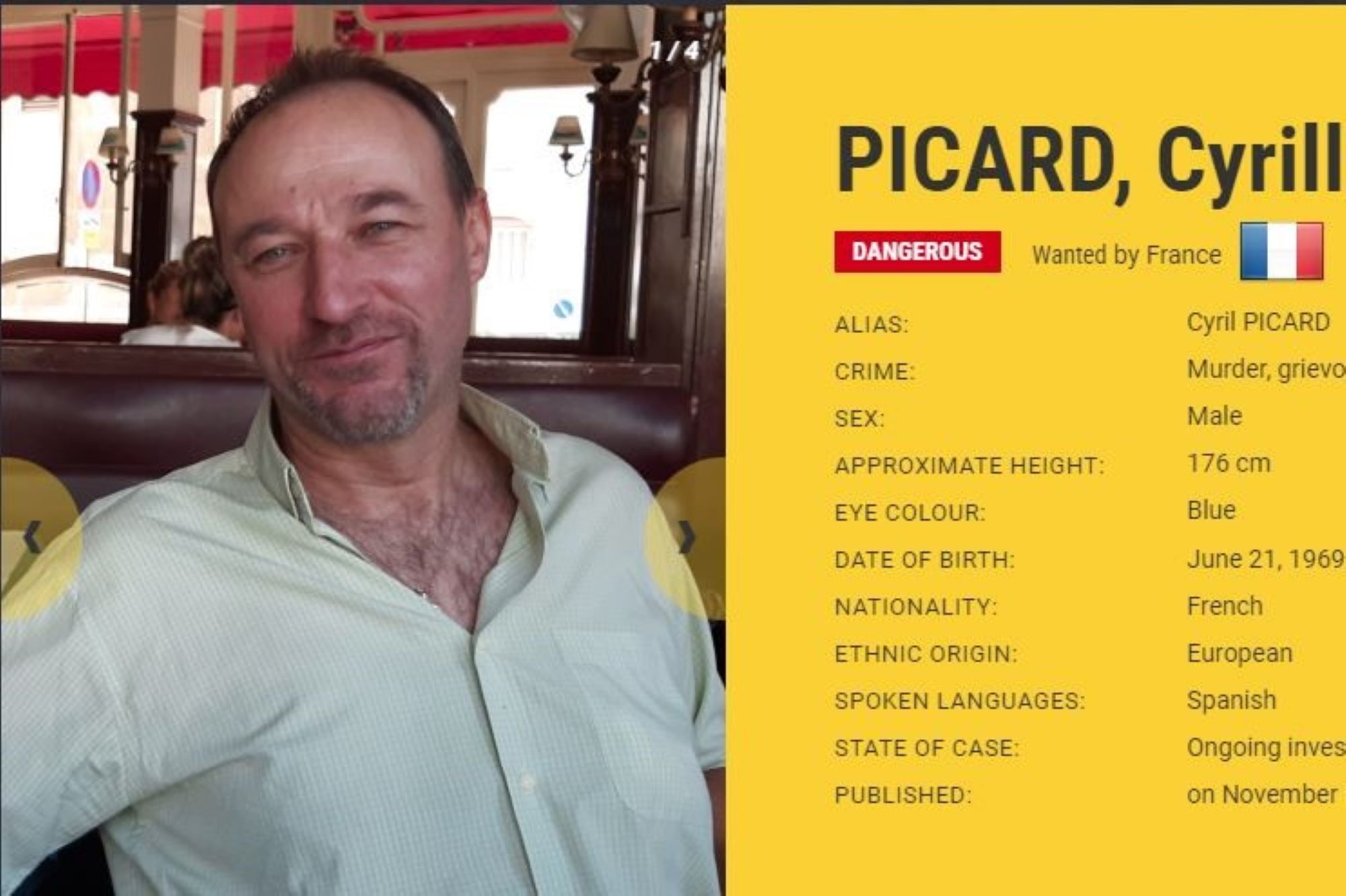 Affaire Cyrille Picard : le principal suspect du meurtre de Célia est ...