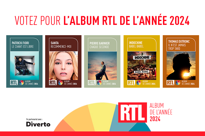 Album RTL de l'année 2024 : découvrez les 5 finalistes