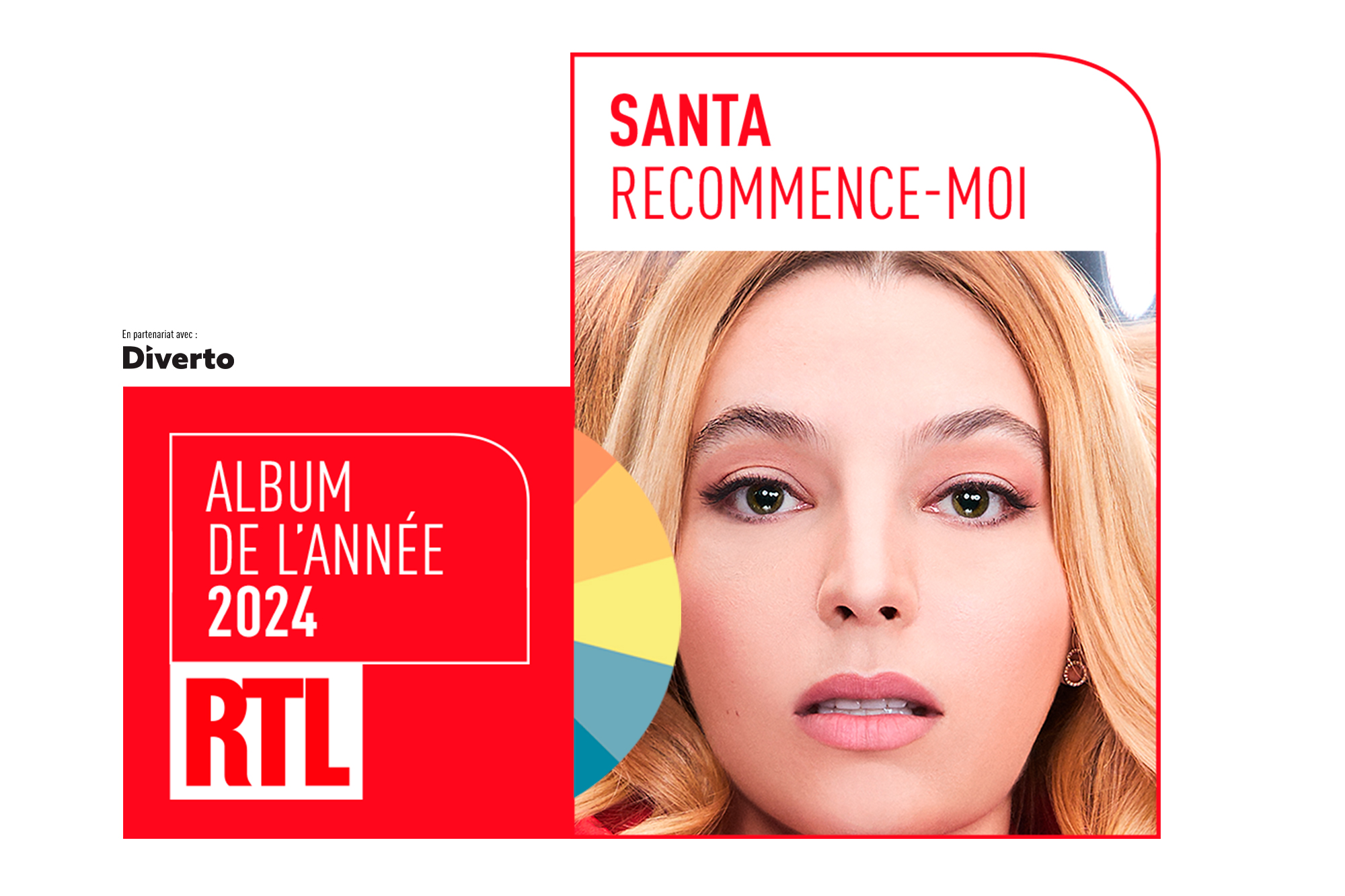 Santa remporte le prix de l'Album RTL 2024