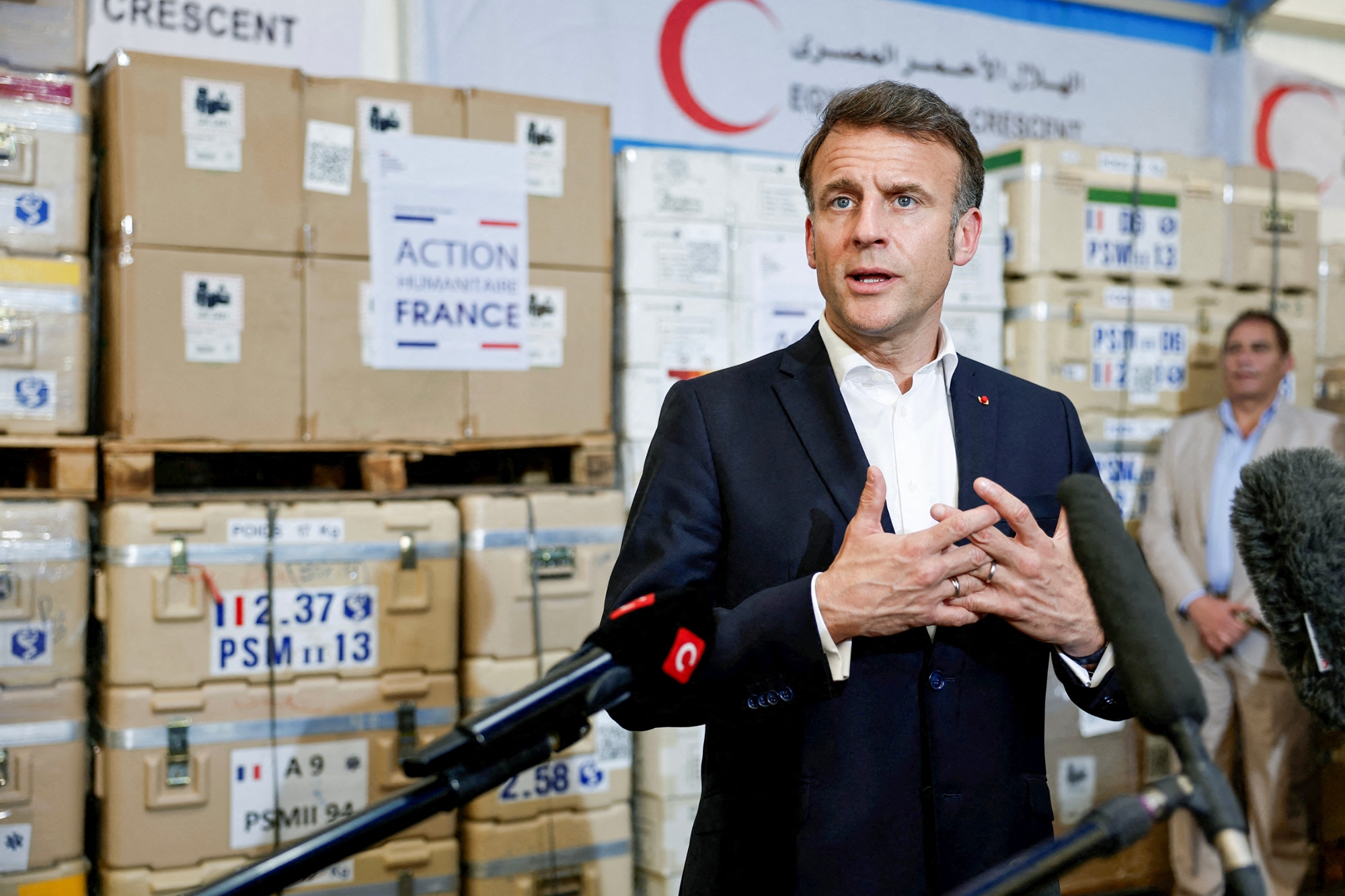 Gaza : Emmanuel Macron insiste sur l’importance de la reprise de l’aide ...