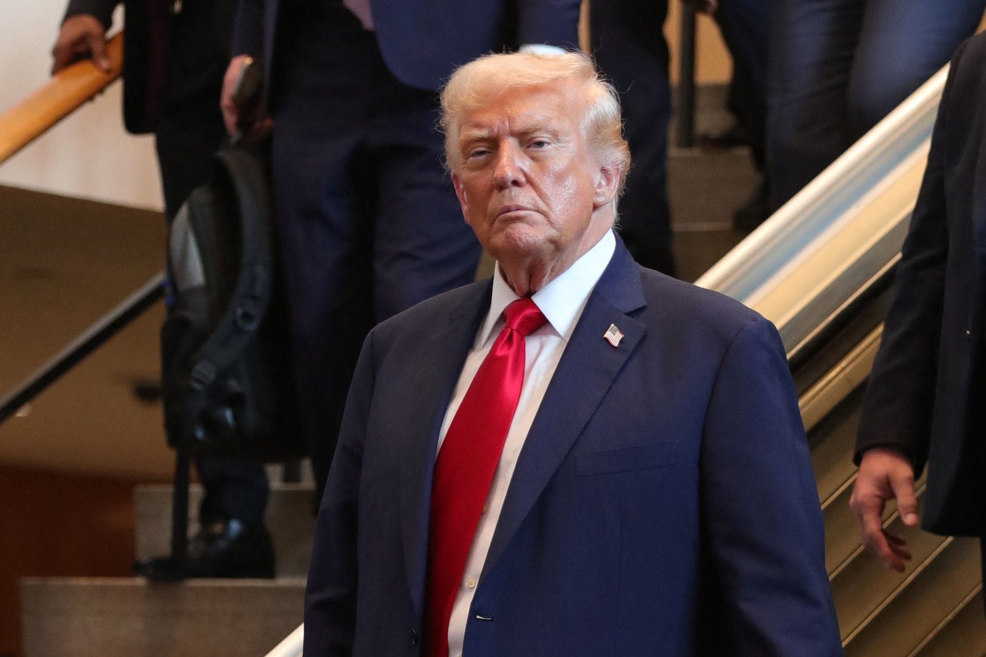 Donald Trump : comment un problème d'escalator a failli créer un ...