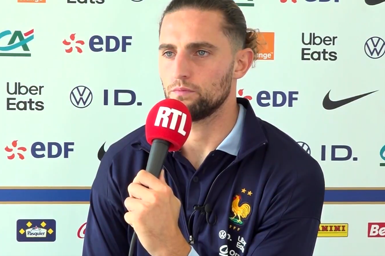 DOCUMENT RTL/M6 - "De l'incompréhension et une forme de trahison" : Adrien Rabiot sort du ...