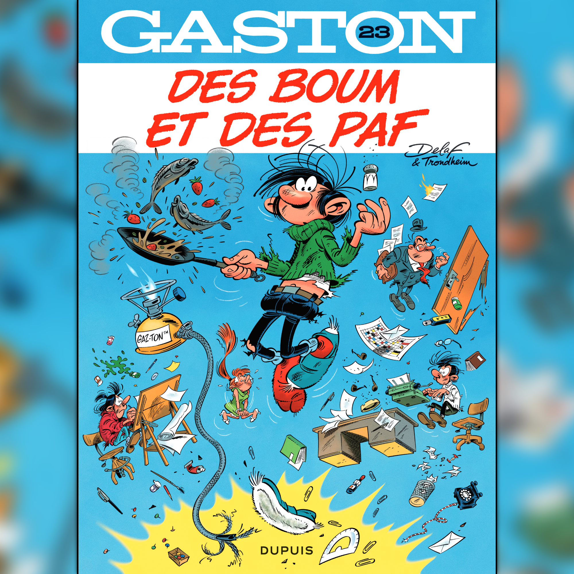 "Des Boum et des Paf" : découvrez la couverture prochain Gaston Lagaffe