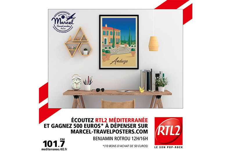 Relookez votre intérieur avec Marcel Travel Posters et RTL2