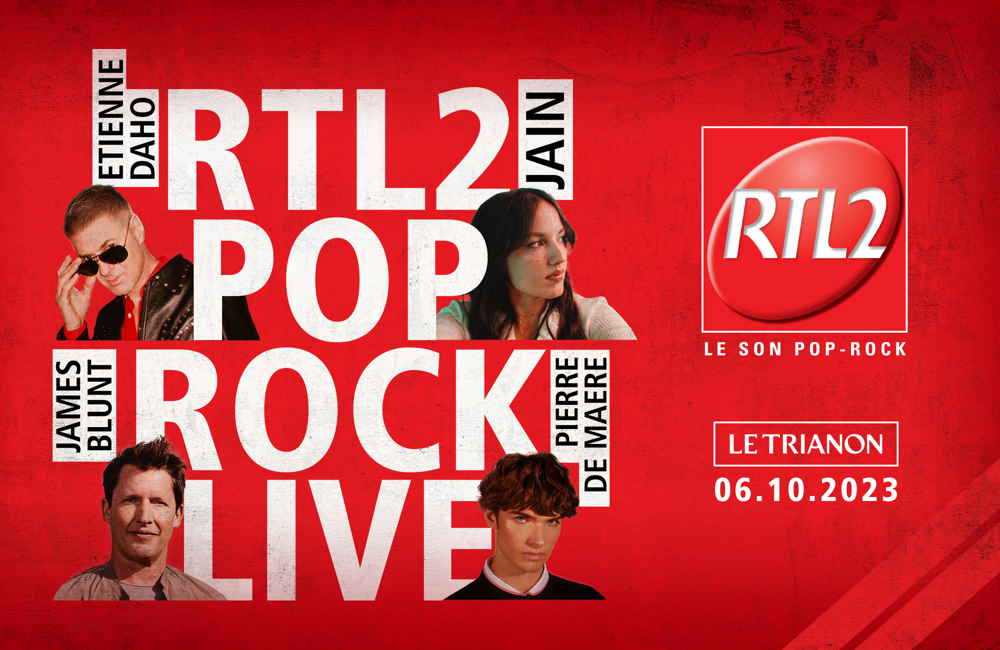 RTL2 Pop-Rock Live au Trianon avec Pierre de Maere, Etienne Daho, Jain ...