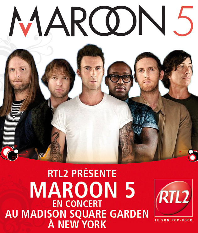Maroon 5 en concert au Madison Square Garden à New York