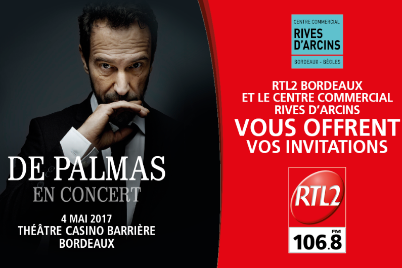 Le Centre Commercial Régional Rives d'Arcins vous emmène au concert de ...