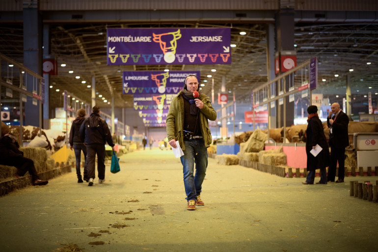 EN IMAGES - Le Salon de l'Agriculture 2015, au micro de "RTL"