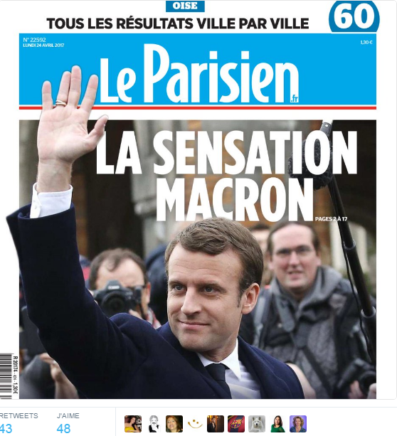 Résultats élection présidentielle 2017 : "KO", "Jamais"... Les unes de ...