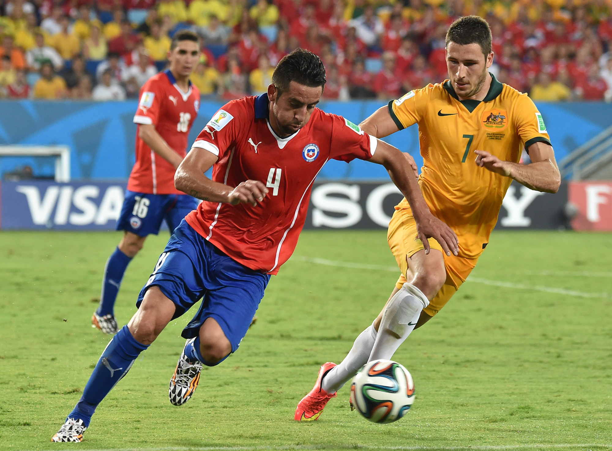 Coupe du Monde : le Chili s'impose dans la douleur face à l'Australie