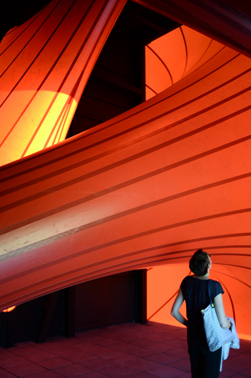 Une sculpture d'Anish Kapoor à Versailles vandalisée avec de la peinture