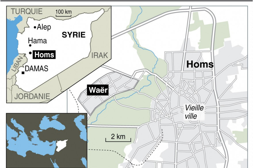 Syrie : 80% des rebelles ont quitté Homs