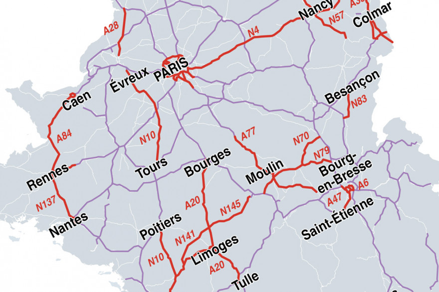 Péages de transit : la carte des nouvelles routes payantes