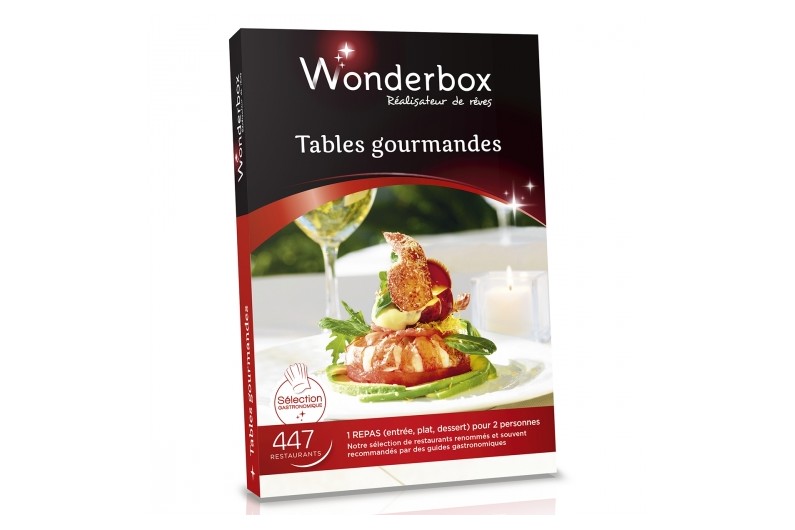 Remportez une Wonderbox "Tables Gourmandes"