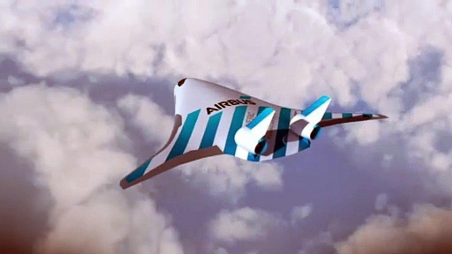VIDÉO - Airbus dévoile l'avion du futur : une aile volante