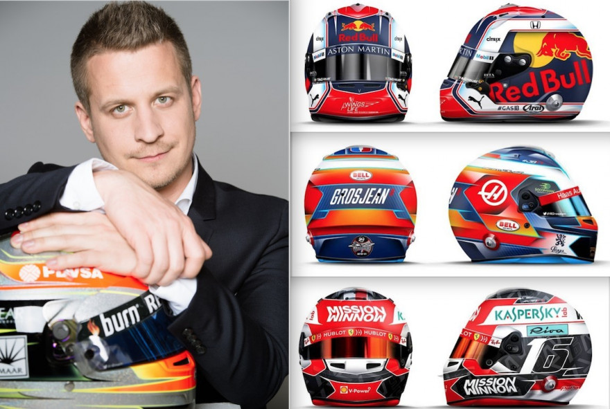 Formule 1 : Adrien Paviot, l'homme qui dessinait les casques des champions